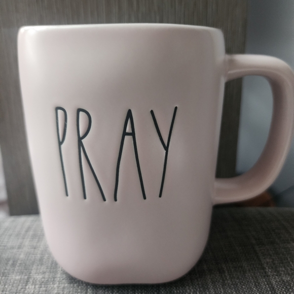 Rae Dunn | Kitchen | Rae Dunn Light Pink Pray Mug | Poshmark